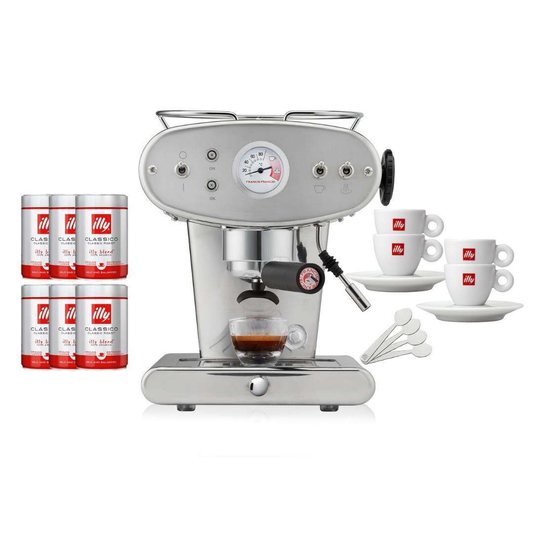 F.Francis X1 Ground Coffee Machine Deal Package – İlly